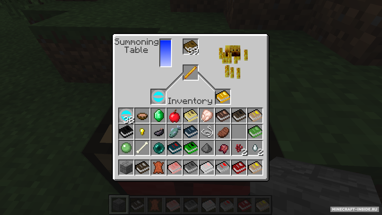 Summoning Table [1.7.10] / Моды для Майнкрафт / Minecraft Inside