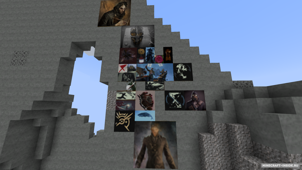 Dishonored [1.10.2] [1.10] / Текстуры для Майнкрафт / Minecraft Inside