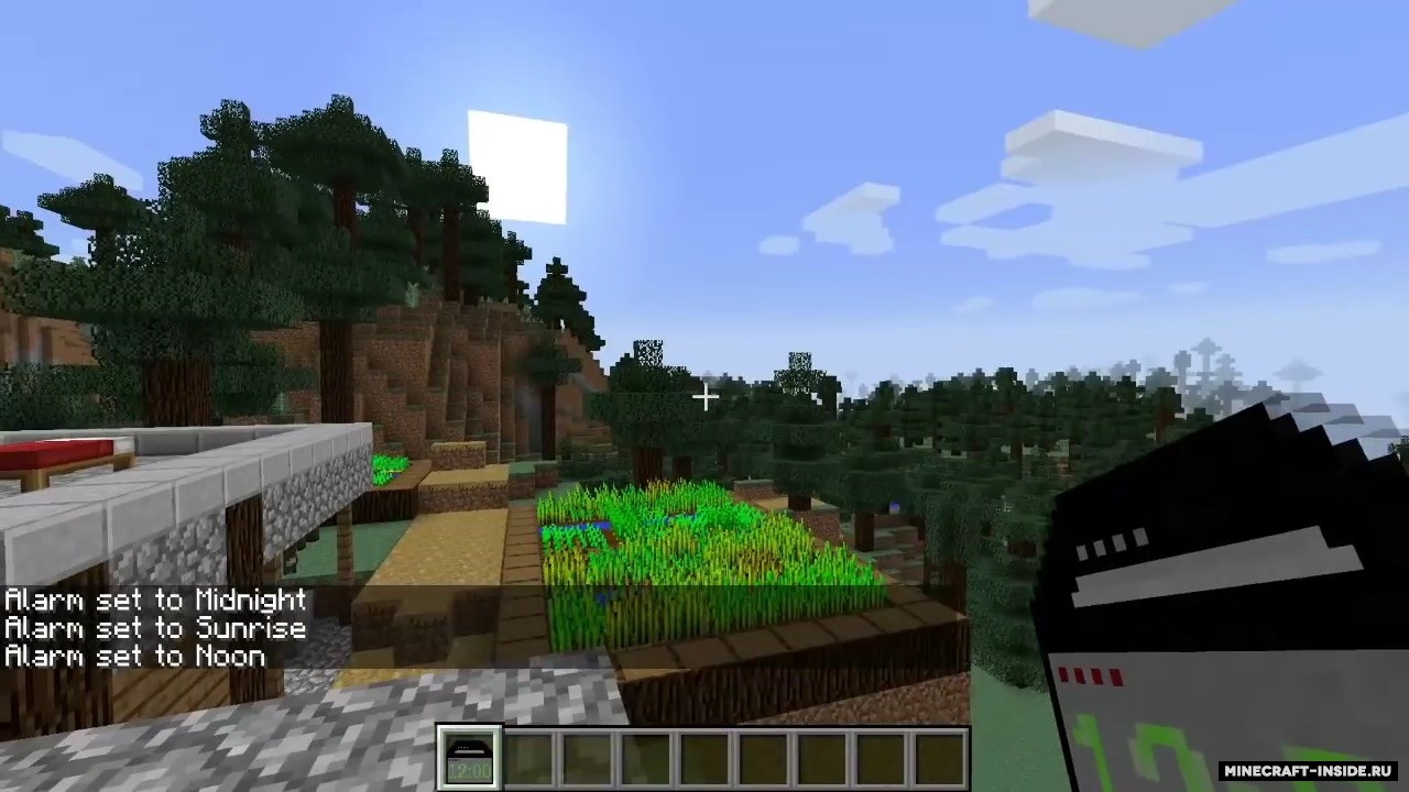 Alarm Clock [1.12.2] / Моды для Майнкрафт / Minecraft Inside