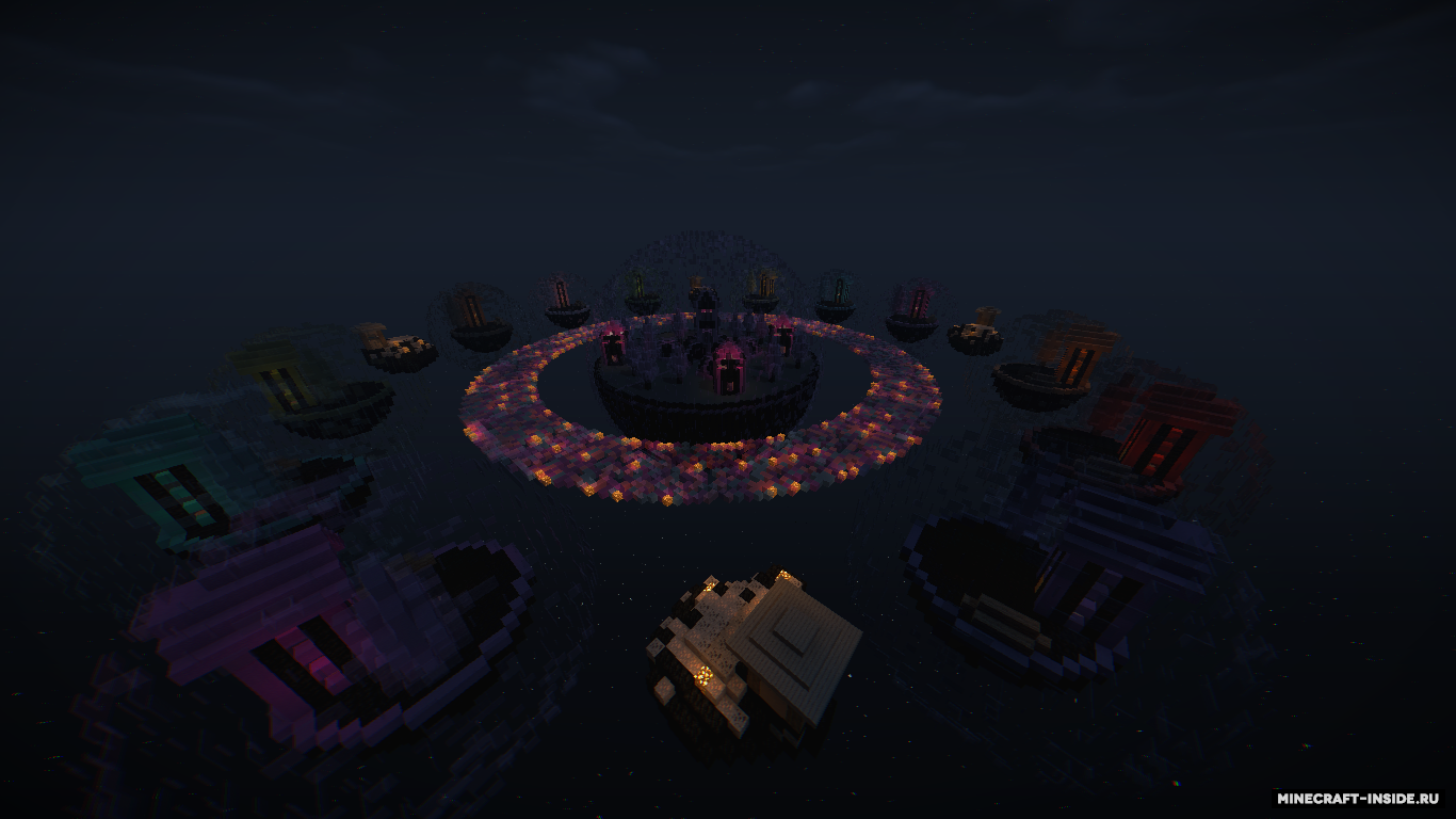 Holographic Island [1.12.2] / Карты для Майнкрафт / Minecraft Inside