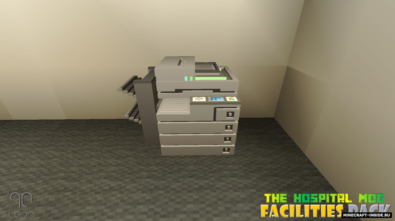 Hospital - Facilities Pack [1.12.2] / Моды для Майнкрафт / Minecraft Inside