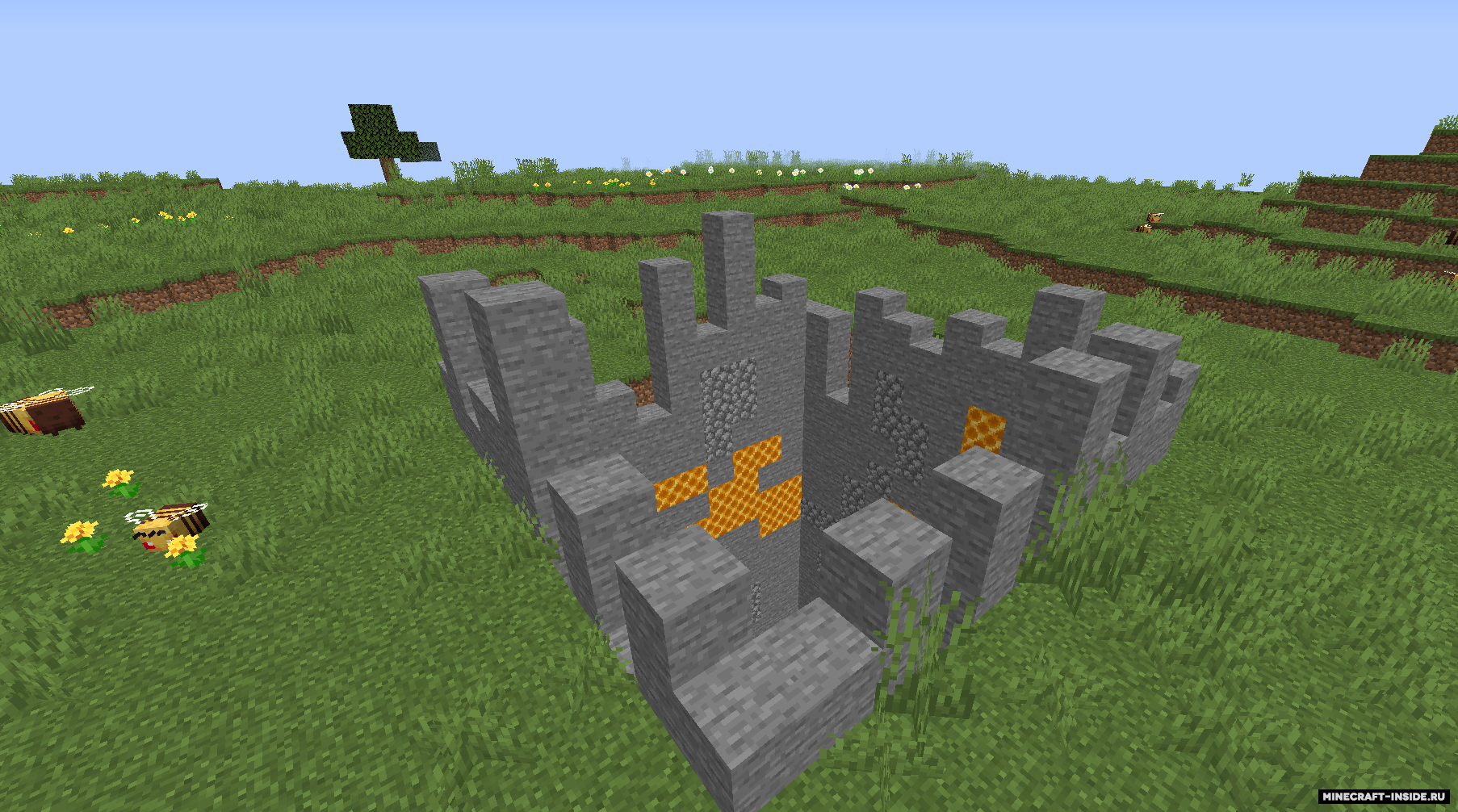Bee+ [1.15.2] / Дата-паки для Майнкрафт / Minecraft Inside
