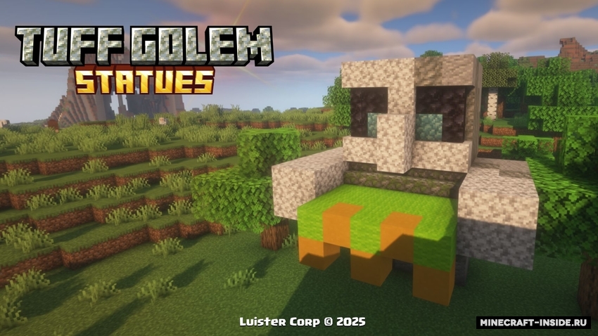 Tuff Golem Statues [26.1] [1.21.11] [1.20.6] / Моды для Майнкрафт ...