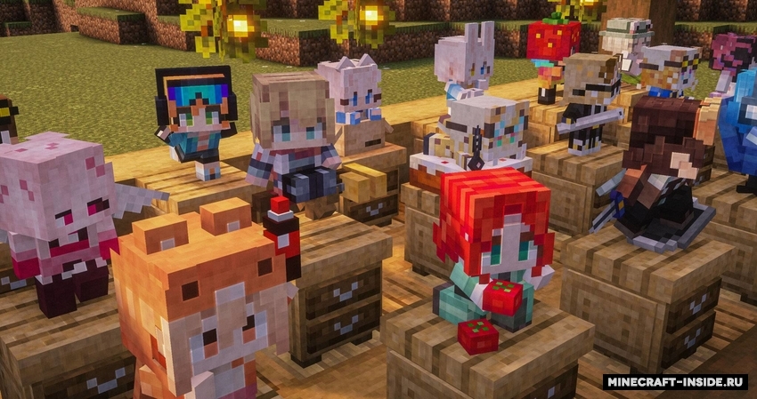 Adorable Dolls [1.20.1] / Моды для Майнкрафт / Minecraft Inside