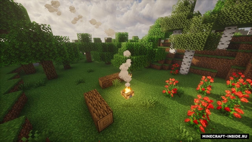 Swirling Smoke [1.21.1] / Моды для Майнкрафт / Minecraft Inside