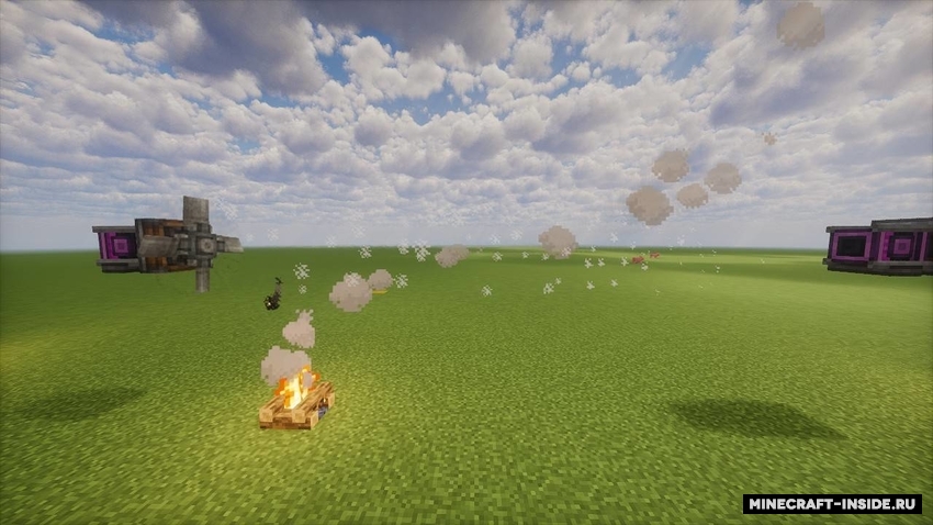 Swirling Smoke [1.21.1] / Моды для Майнкрафт / Minecraft Inside