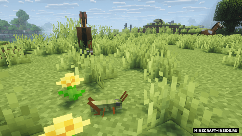 Wolf's Insects [1.19.2] / Моды для Майнкрафт / Minecraft Inside
