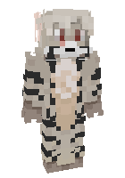 Furry White Tiger / Скины для Майнкрафт / Minecraft Inside