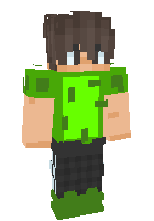 зелёный / Скины для Майнкрафт / Minecraft Inside