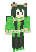 Tsuyu Asui / Скины для Майнкрафт / Minecraft Inside