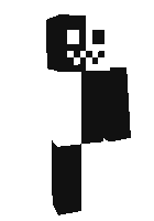 Black and White Monster / Скины для Майнкрафт / Minecraft Inside