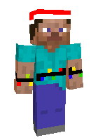 новогодний стив / Скины для Майнкрафт / Minecraft Inside