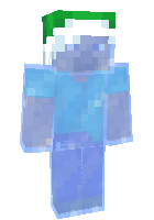 стив во льду новогодний / Скины для Майнкрафт / Minecraft Inside