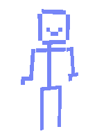 Stickman Teal Java / Скины для Майнкрафт / Minecraft Inside