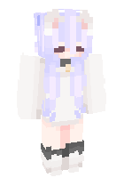 cat girl purple / Скины для Майнкрафт / Minecraft Inside